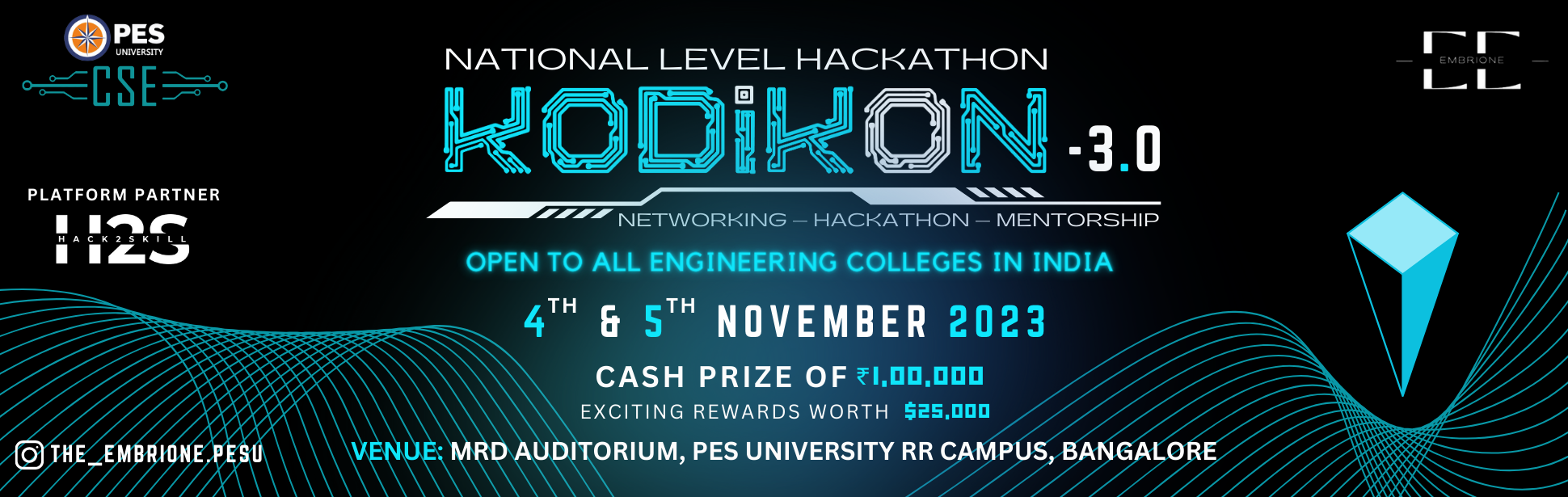 Kodikon 3.0 - National Level Hackathon | Hack2skill | kodikon3